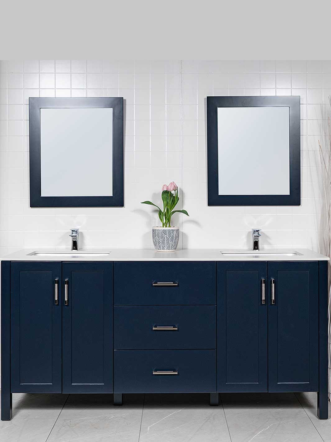 Double sink vanities 72 inches wide