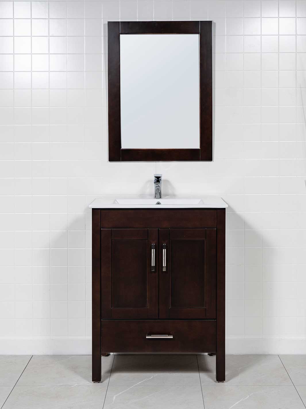 28 Vanity with Sink, Mirror & Faucet – Style 3128 – modernbathrooms.ca