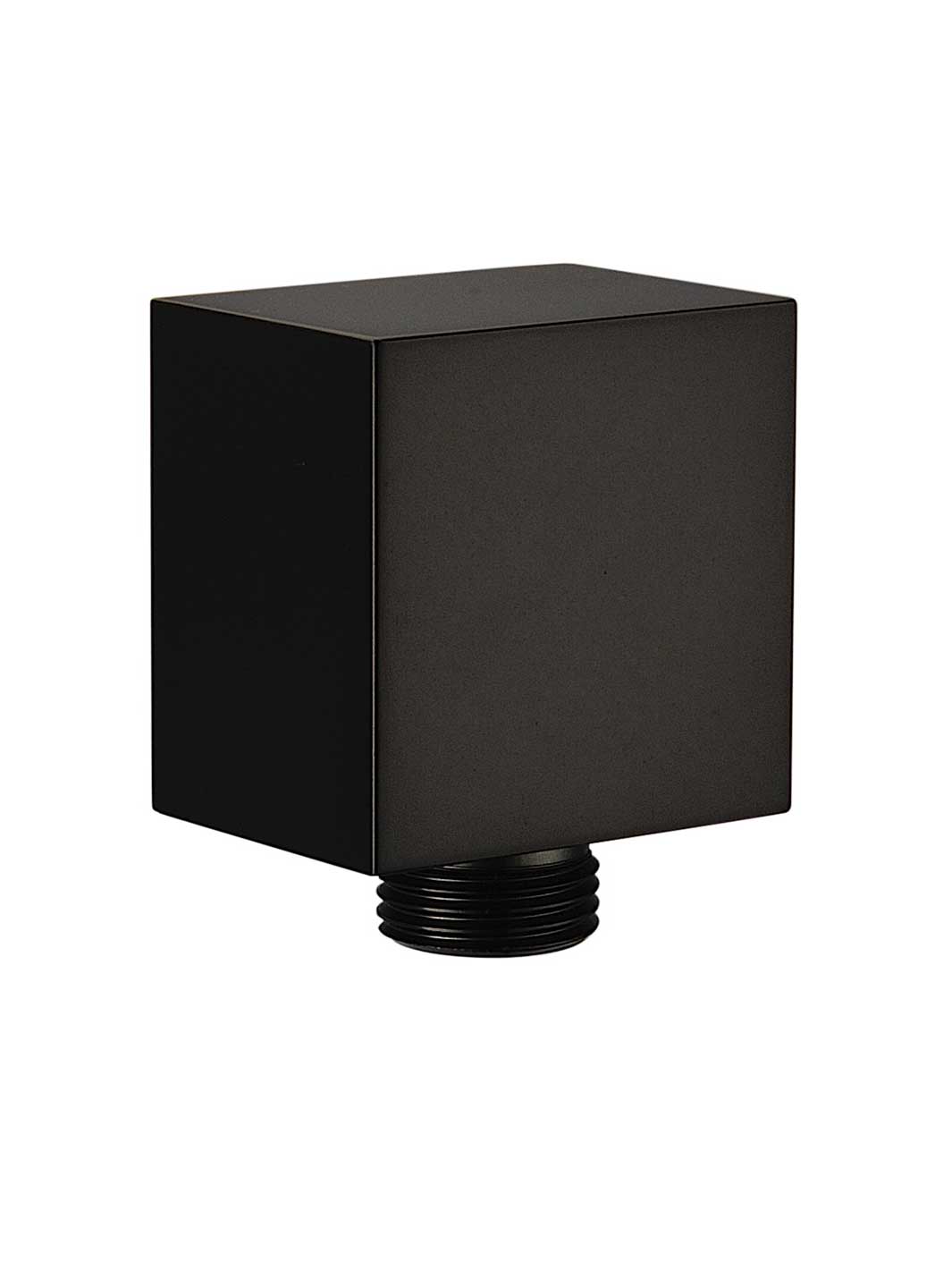 Matte Black Wall Union for Handheld Shower - modernbathrooms.ca